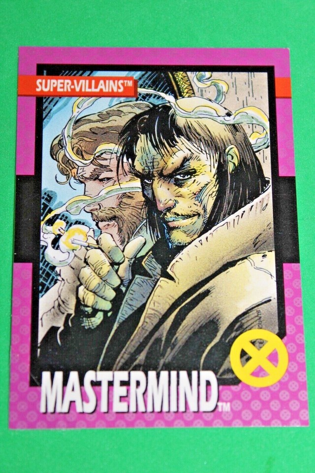 1992 X-MEN PROMO MASTERMIND #68 TOY BIZ PARALLEL INSERT CARD MARVEL ...