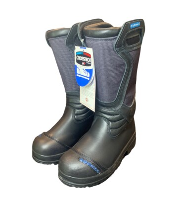Turnout Gear - Leather Firefighting Pull On Bunker Boots