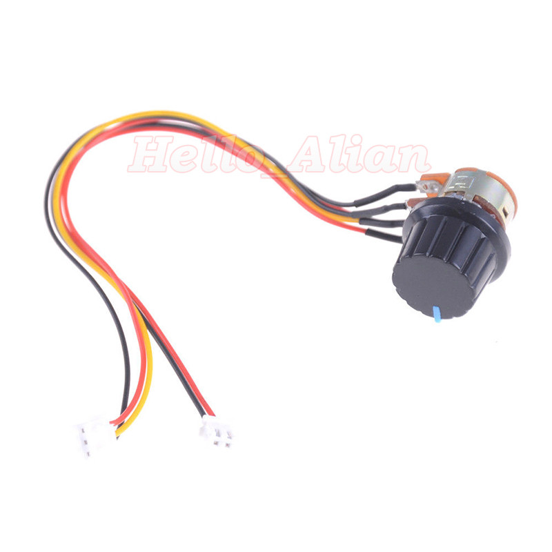 10K OHM Linear Taper Rotary Potentiometer Pot 10KB B10K ON OFF Switch ...