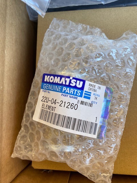22u-04-21260 KOMATSU FUEL FILTER for sale online | eBay
