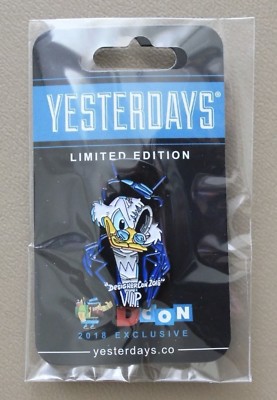 Matt Gondek DCON 2018 VIP Exclusive Yesterday's Scrooge McDuck Enamel ...