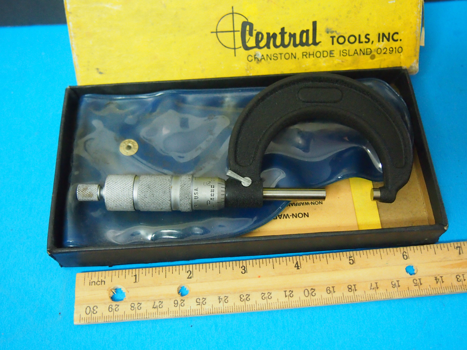 The Central Tool Company Micrometer 6031 WITH ORGINAL BOX | eBay