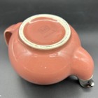 Vtg Hall Boston Tea Pot #21 Rose Pink Chrome Spout Ivory Lid ...