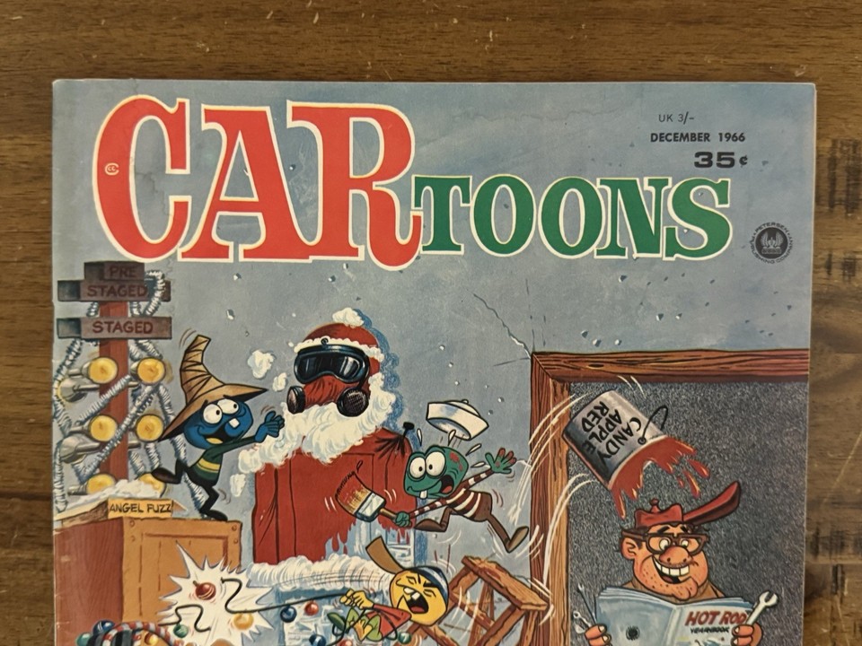 CAR toons #32 December Peterson Magazine Hot Rod Drag Cartoons 1966 ...