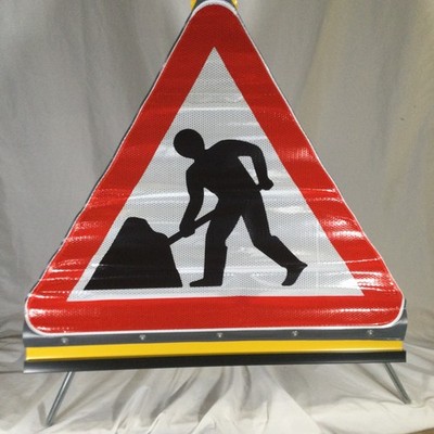 Men at Work Roadworks Collapsible Road Sign 750mm. Chapter 8 | eBay UK