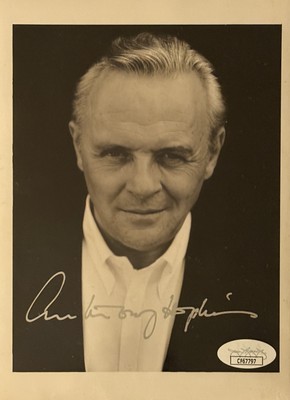 Anthony Hopkins Autographed Signed 5x7 B&W Photo JSA COA Hannibal ...