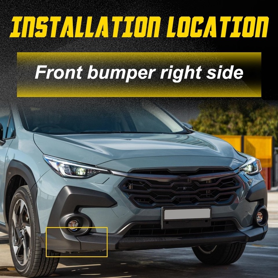 Black Front Passenger Bumper Mount Bracket For Subaru Crosstrek 2018 ...