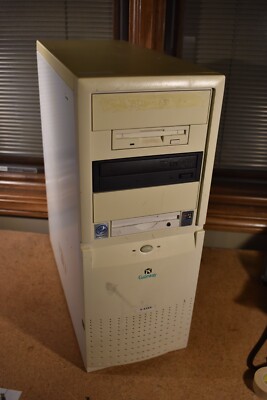 Gateway E-4200 Vintage Retro Gaming PC Windows 98 SE Intel Pentium III ...