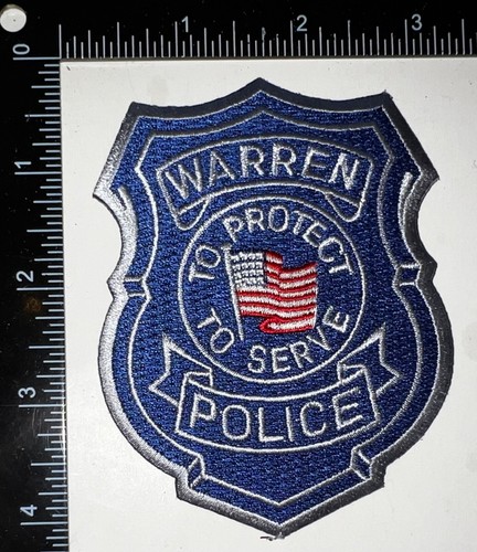 VINTAGE OBSOLETE Warren Ohio OH Police Department Patch | eBay