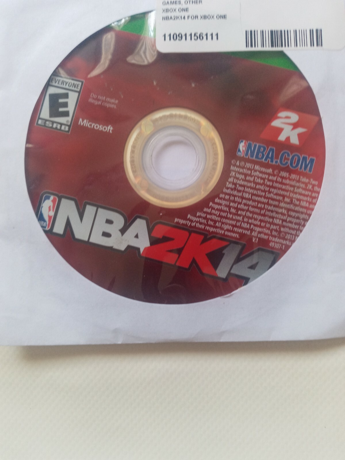 NBA 2K14 Microsoft Xbox One, 2014 Disc Only 710425493072| eBay