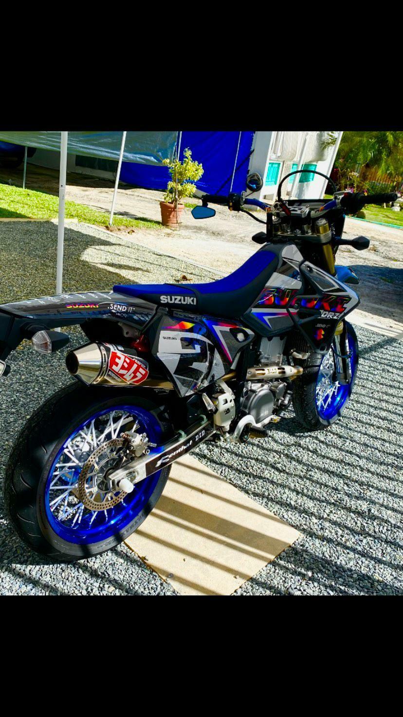 Graphics Decal Kit For Suzuki DRZ400SM (All Years) DRZ 400 SM S E ...