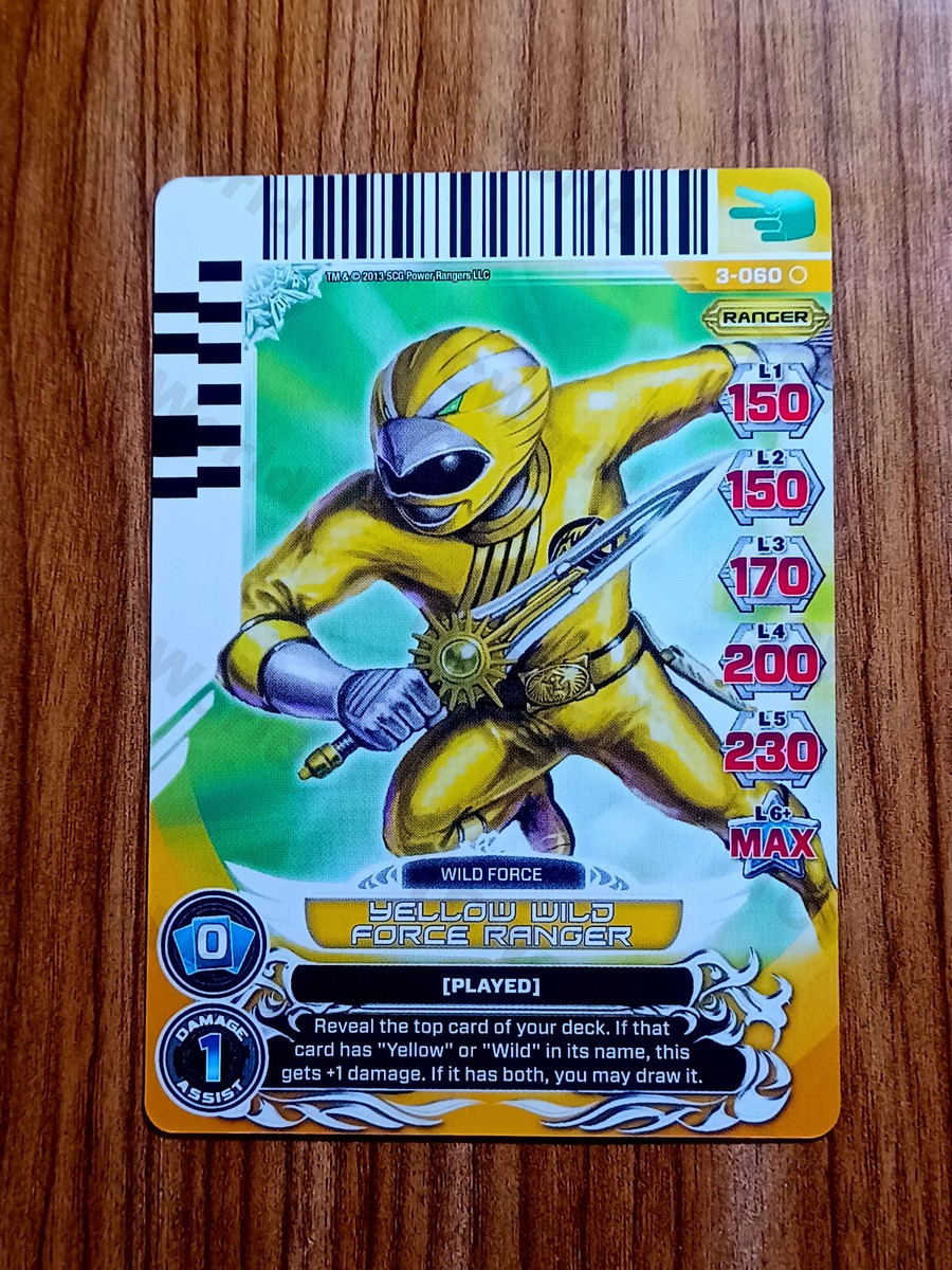 Power Rangers Wild Force Yellow Ranger