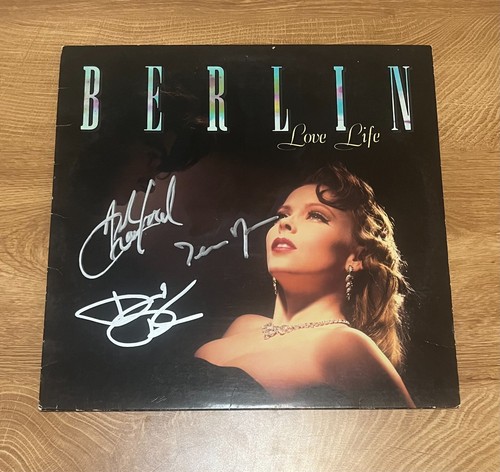 * BERLIN * signed album * LOVE LIFE * TERRI NUNN, JOHN CRAWFORD & DAVID ...