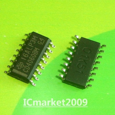 100 PCS CD4060BM SOP-16 CD4060 CMOS 14-Stage Ripple-Carry Binary ...