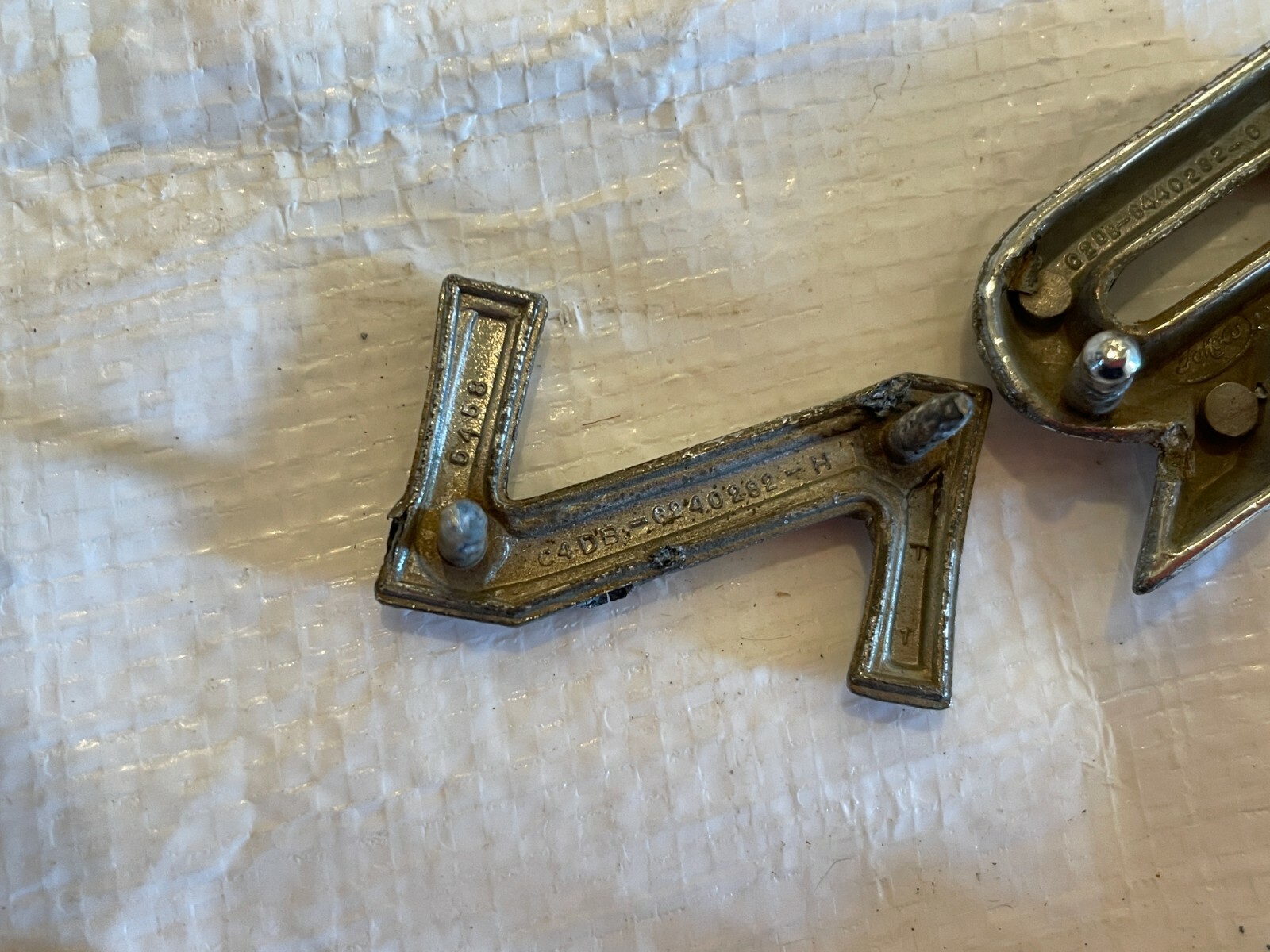 Lot of 16 Ford Letters, Chrome Emblems, Badge Nameplate Galaxie 1964 ...