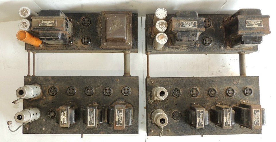 Pair Thordarson 2A3 Tube Amplifiers Model 7530 All Original From Mid ...