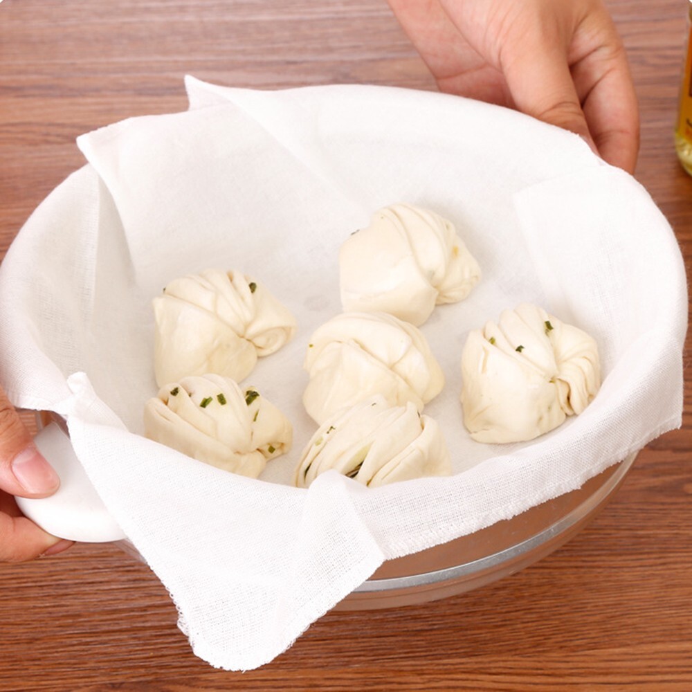 32x32cm Steamer Cloth Kitchen use Non-stick Dumpling Stuffed 10pcs/set ...