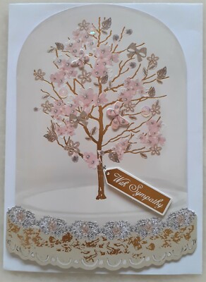 With Sympathy card for sad time card 14x18cm | eBay Australia