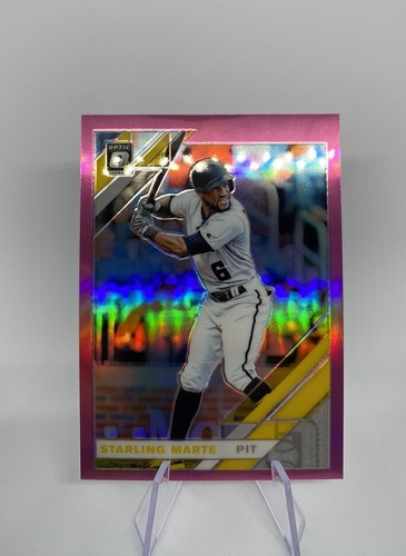 2019 Donruss Optic Baseball #119 Starling Marte - Pink Parallel | eBay