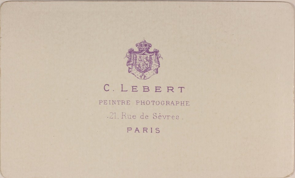 Calvin Lebert Paris France Photo CDV PL52L3n27 Vintage Albumin | eBay