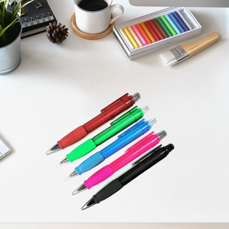 5Pcs Cute Big Belly Shaped Pen Ballpoint Pen School Office Stationeries ...