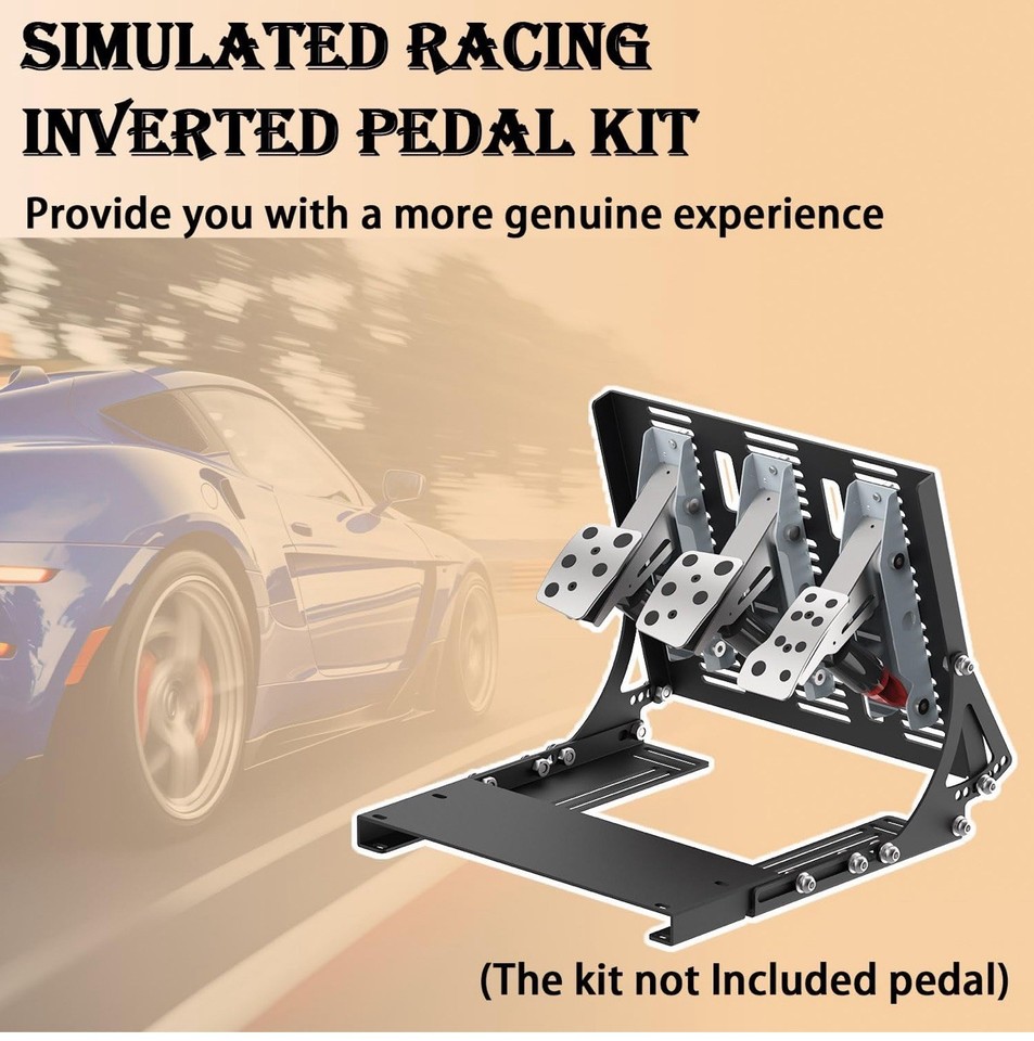 Sim Racing Inverted Pedals Kit - Suitable for Logitech G PRO/G923/G920 ...
