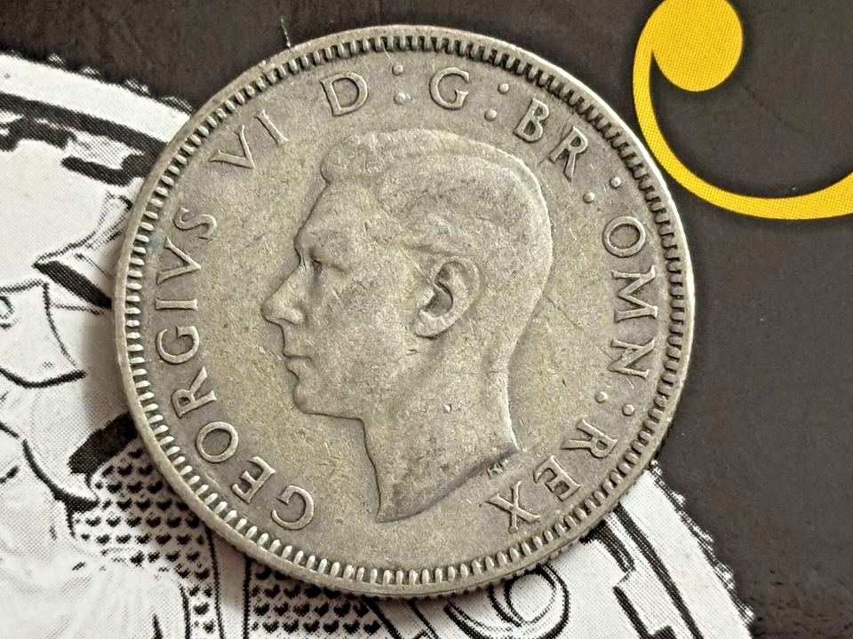 1946 George VI British Silver One Shilling Coin | eBay