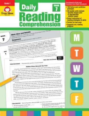 Daily Reading Comprenesion, Grade 7 (Daily Reading Comprehension ...