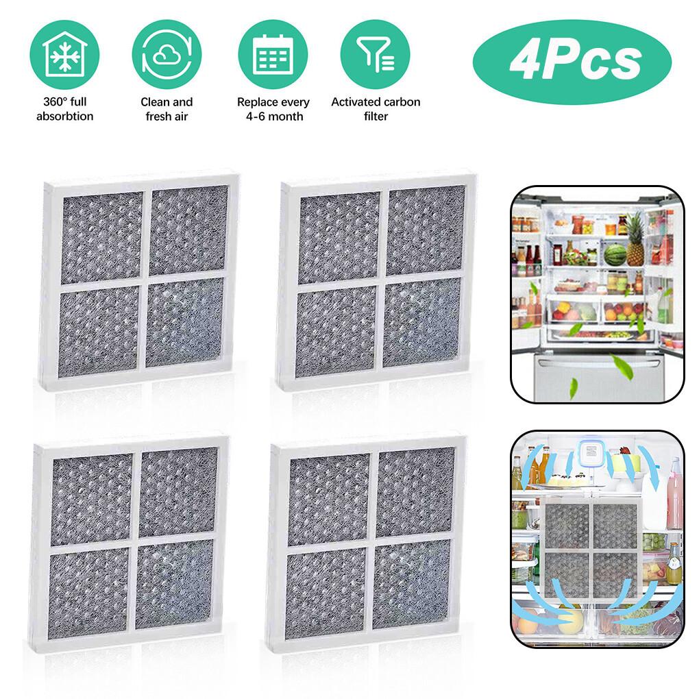 4 Pack for LG LT120F Refrigerator Air Filter LMXS28596D LMXS28626D ...