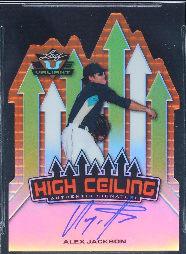 2014 Leaf Valiant - High Ceiling Alex Jackson #HC-AJ1 Orange Prismatic ...