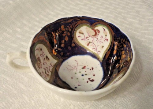 Colorful Antique Staffordshire Gaudy Welsh Porcelain Tea Cup c. 1840 | eBay