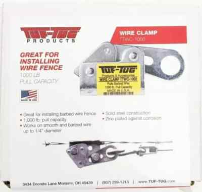 (1) Tuf-Tug Ttwc-1000 Wire Clamp,Pull Capacity 1000 Lb | eBay