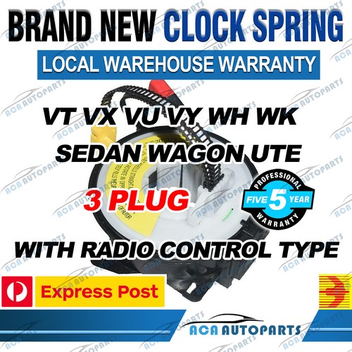 For Holden New Clock Spring 6 Wire suits various VT VX VY Commodore NEW ...