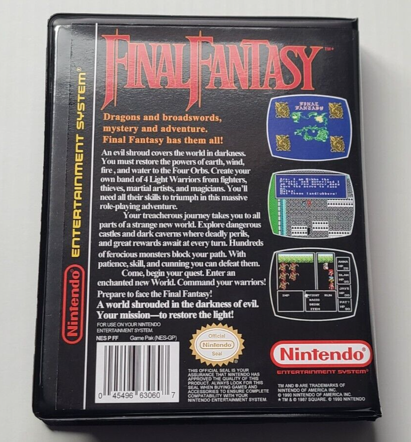 Final Fantasy CASE ONLY Nintendo NES Box ANY 4+ 20% OFF A+ QUALITY | eBay