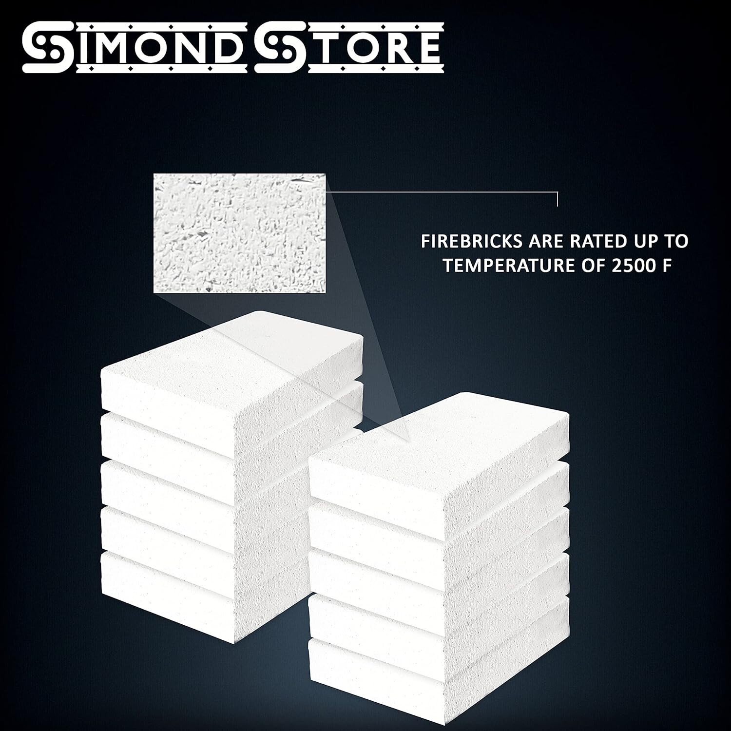 Insulating Firebrick 9x4.5x1.5 IFB 2500F Set of 10 Fire Brick | eBay