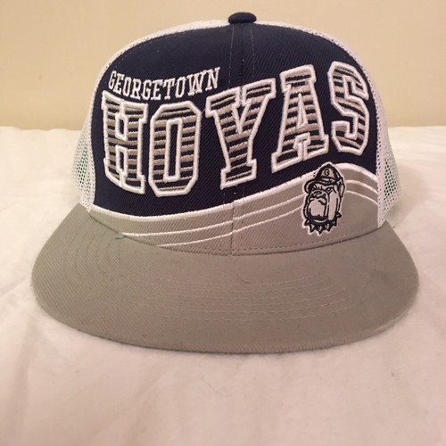 Top Of The World Georgetown Hoyas Hat Cap Snapback Blue White Gray Mesh ...