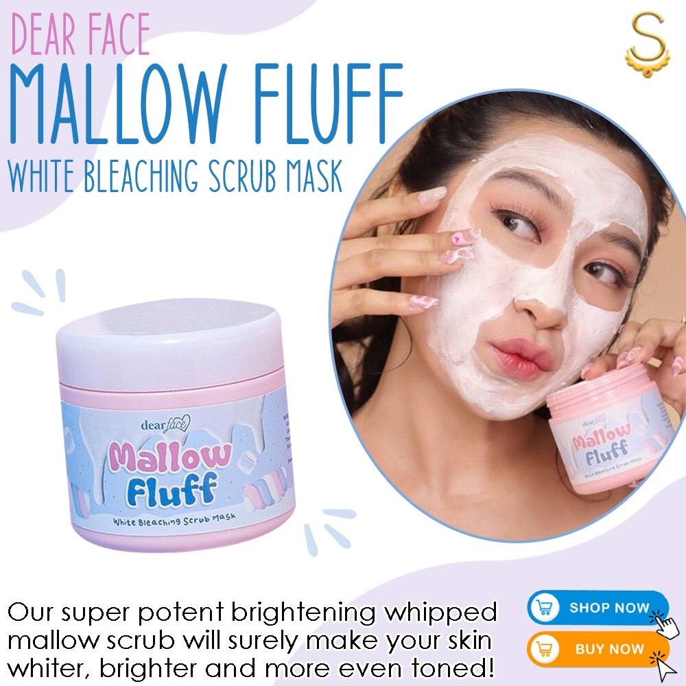 Mallow Fluff White Scrub Mask 150g | eBay