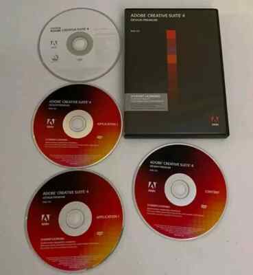 Adobe Creative Suite 4 CS4 Design Premium For Mac OS DVDs Serial Number #B5 | eBay