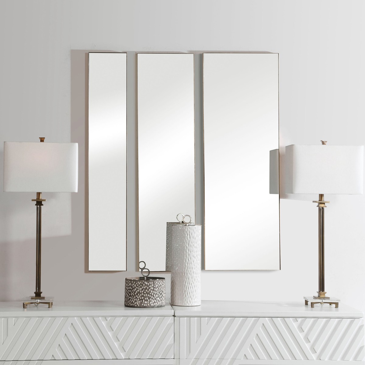 Unusual Small Wall Mirror Groupings