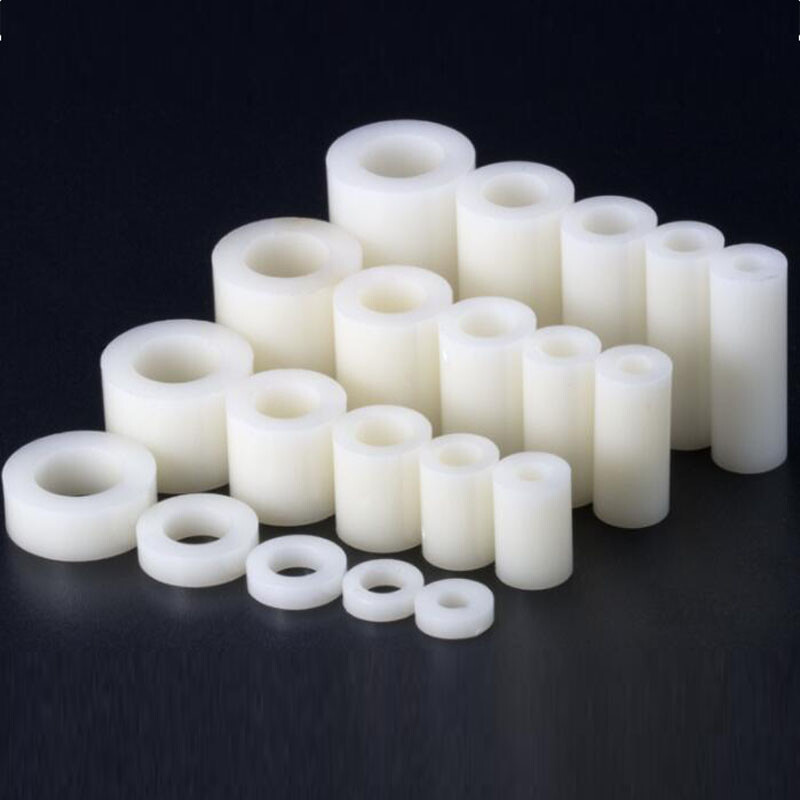 OD=7mm / ID=5mm ABS White Nylon Spacers Standoff Plastic Isolation ...