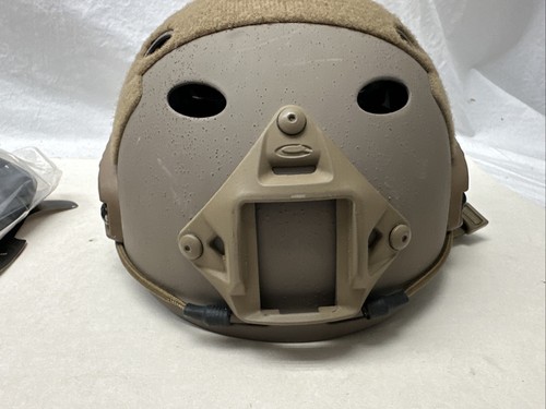 Old Style Ops Core Fast Carbon Mount High Cut Helmet L/XL Tan Airsoft ...