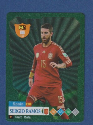 SERGIO RAMOS 2023-24 AXL World Football StarS Green Game Card Spain ...
