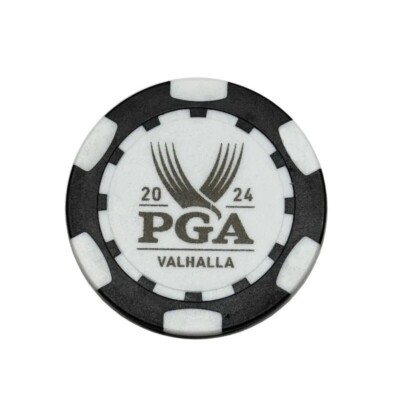 2024 PGA Championship Valhalla Clay Poker Chip - Blue Poker Chip BM | eBay