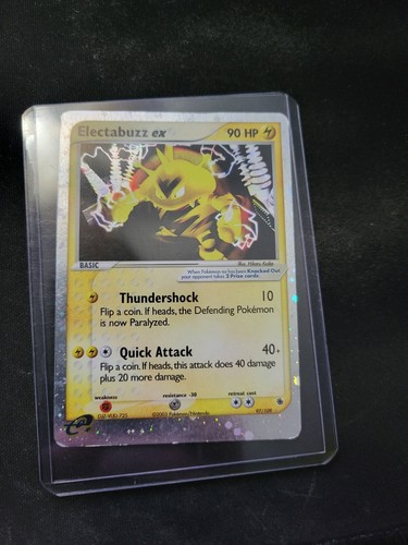 Electabuzz ex 97/109 Ruby & Sapphire Pokémon TCG Holo 2003 | eBay