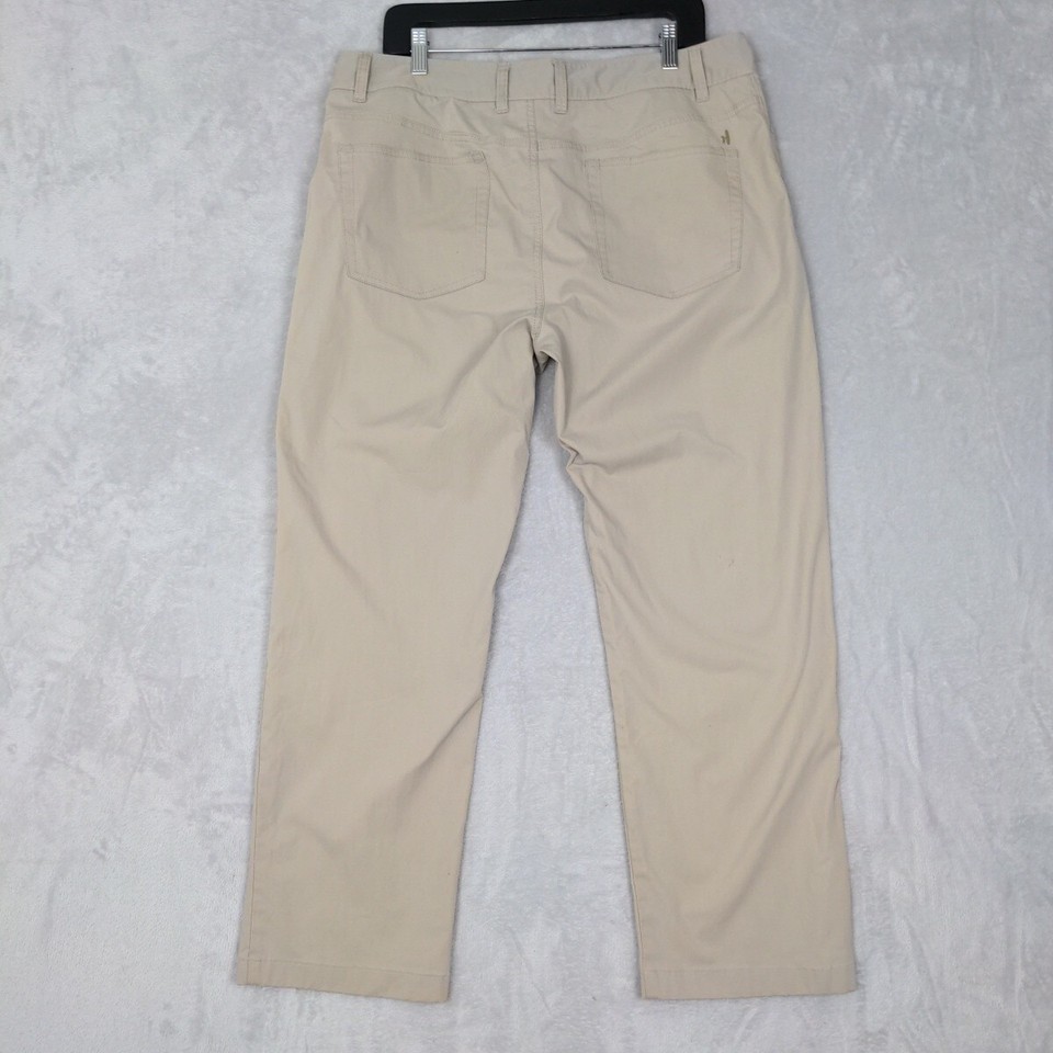 Johnnie O Men Prep Formance Pants Size 36 x 32 (Fit 36 x 28) ~Khaki ...