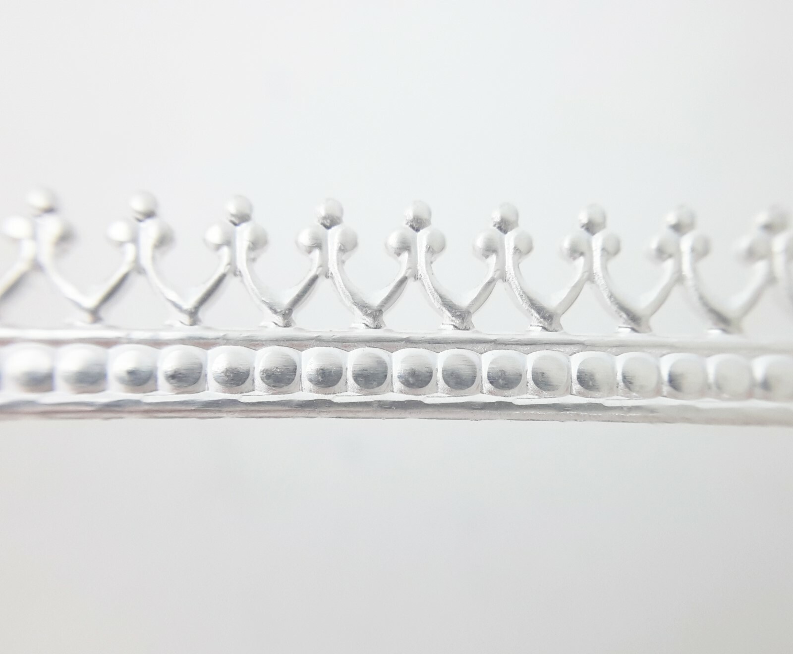 925 Sterling Silver Gallery "Crown" Wire, Hard, Decorative Design ...