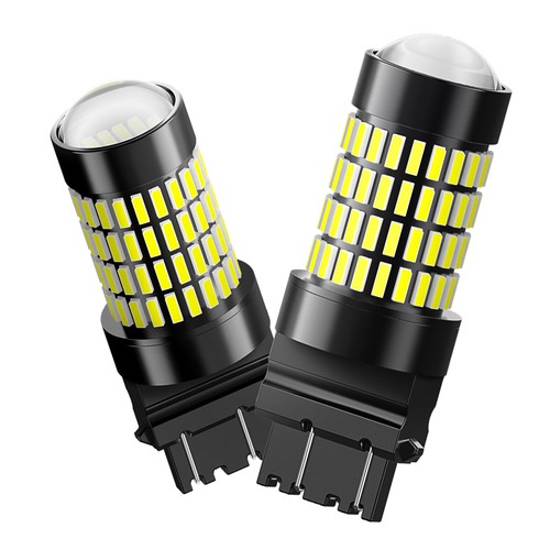 Pair White 3157 3457 3057 Signal 102SMD Backup Reverse Tail Turn LED ...