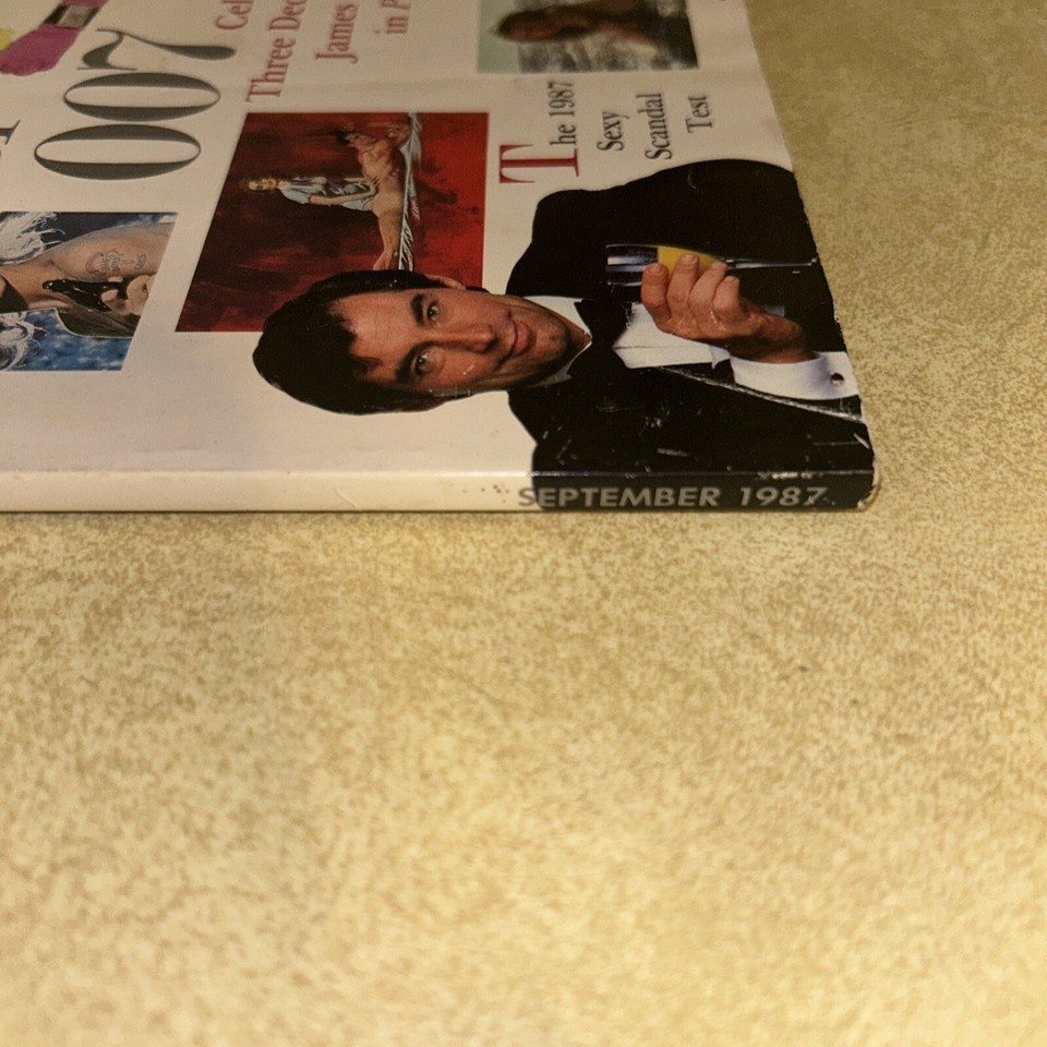 Playboy Magazine September 1987 CF Playmate Gwen Hajek - 007 James Bond ...