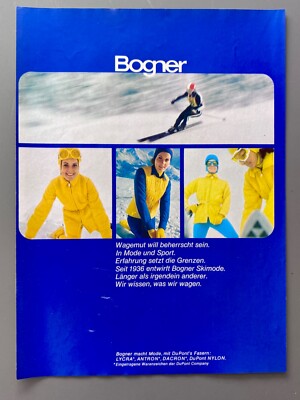 Bogner Skimode Mode Fashion sixites 60s retro 1968 Vintage Ad Werbung ...
