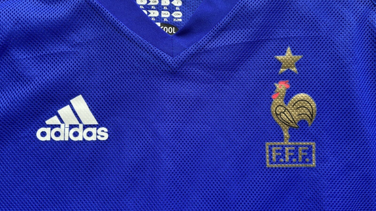 FRANCE 2002 2003 2004 HOME SHIRT JERSEY AUTHENTIC PLAYER FRANCE 2002 2003 2004 HOME SHIRT JERSEY AUTHENTIC PLAYER